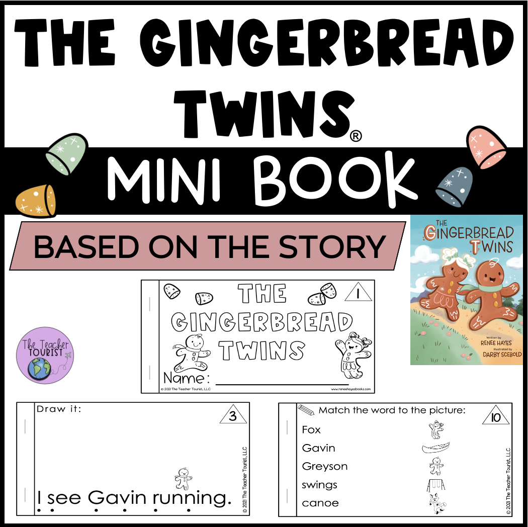 The Gingerbread Twins Mini Book - Renee Hayes Books