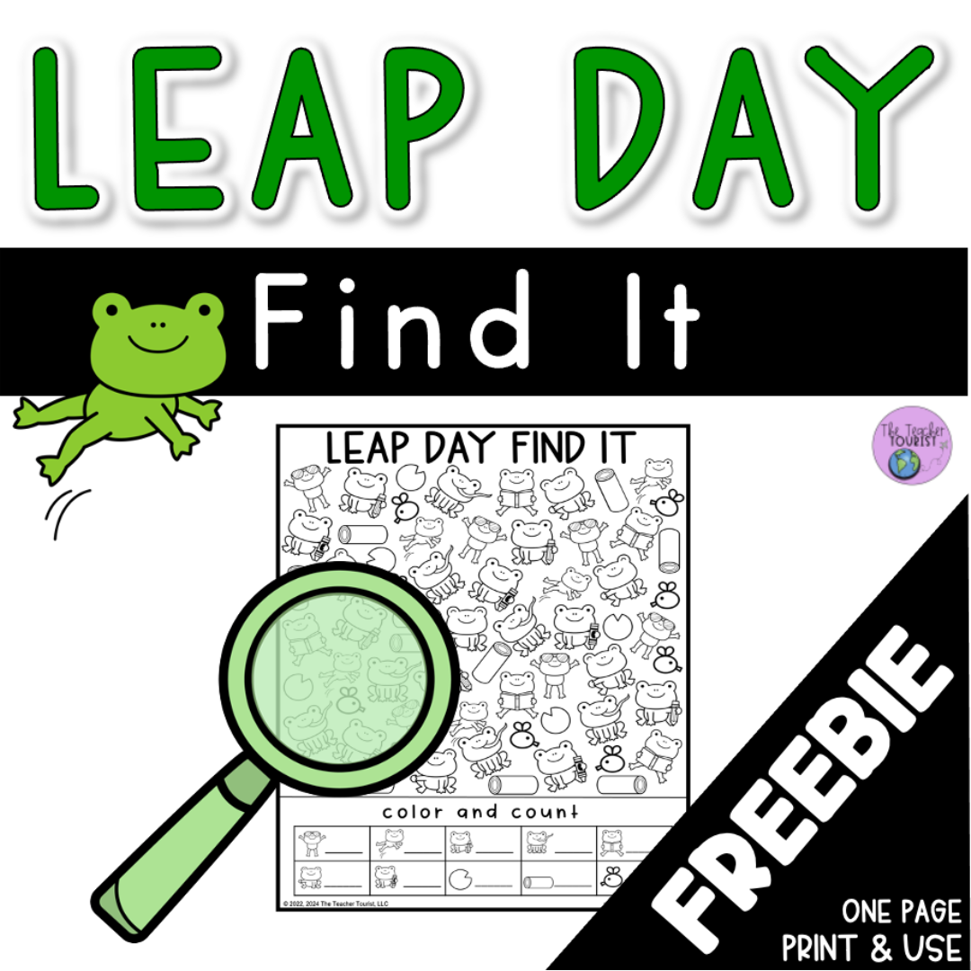 Leap Day Find It Activity - Renee Hayes Books