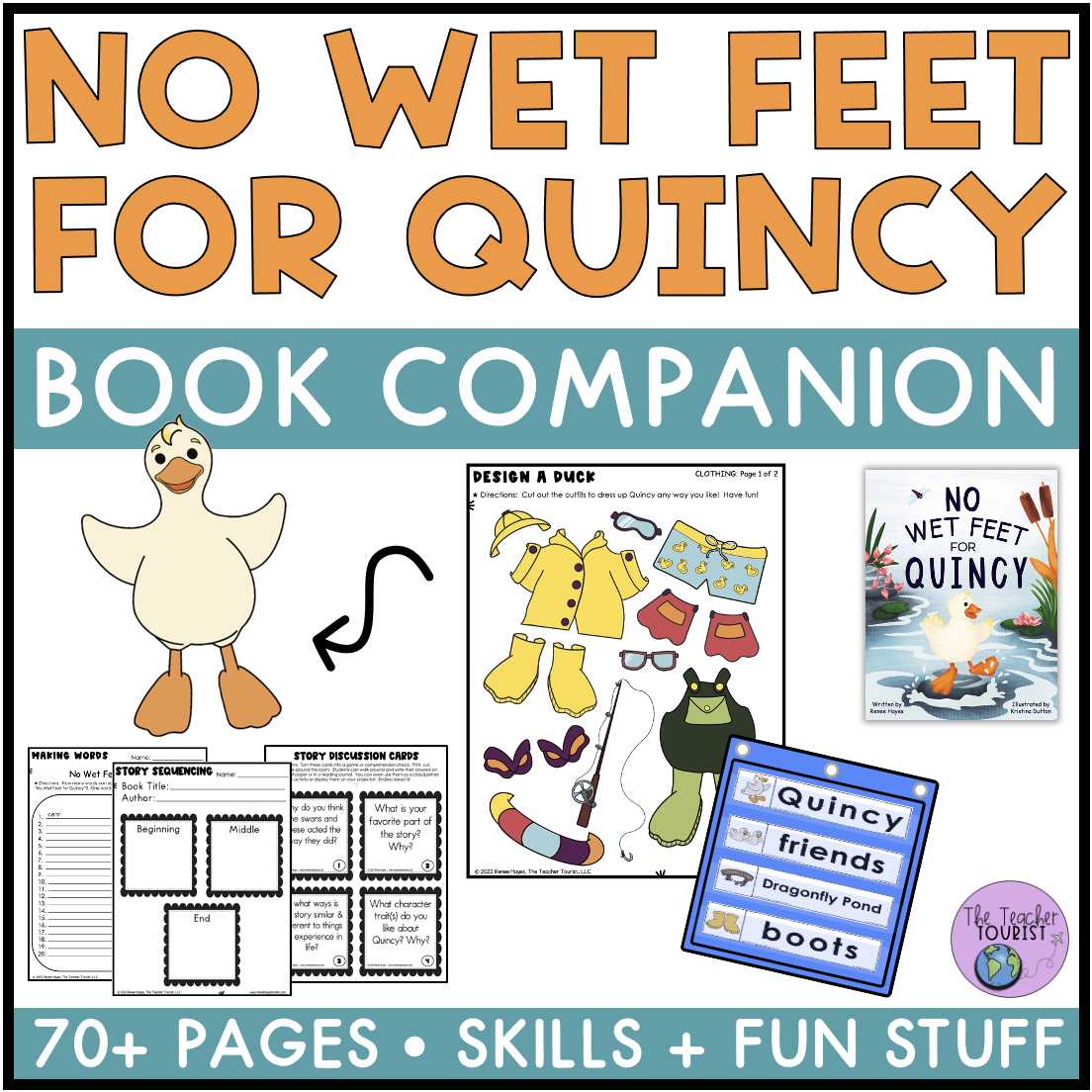 No Wet Feet for Quincy Book Companion - Renee Hayes Books
