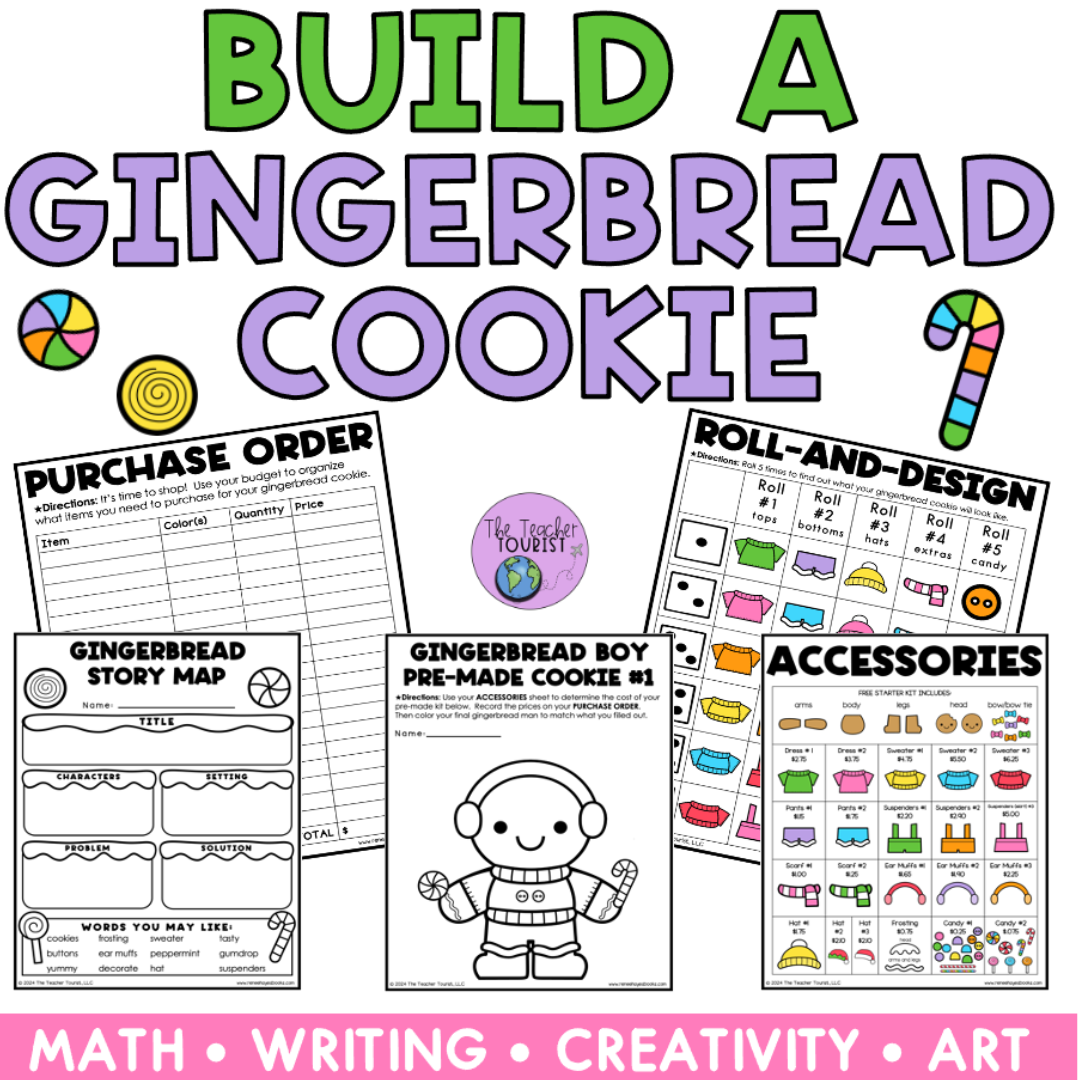 Build a Gingerbread Cookie Craft - Renee Hayes Books